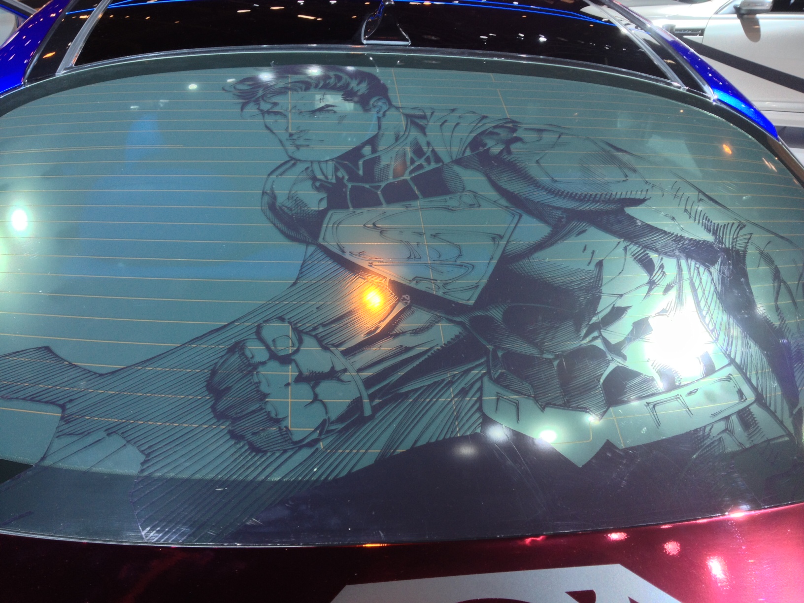 The Superman Kia Optima Hybrid Flies Into The Chicago Auto Show