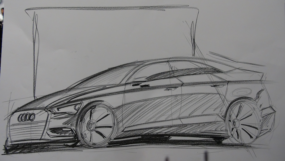 Watch Dany Garand, Exterior Designer of the 2015 Audi A3, Sketch It ...