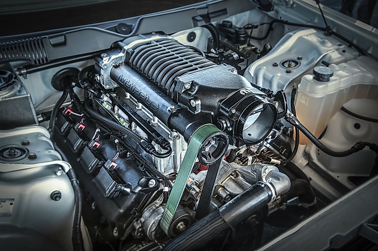 Mopar Dodge Challenger Drag Pak supercharged 354 HEMI engine - The Fast ...